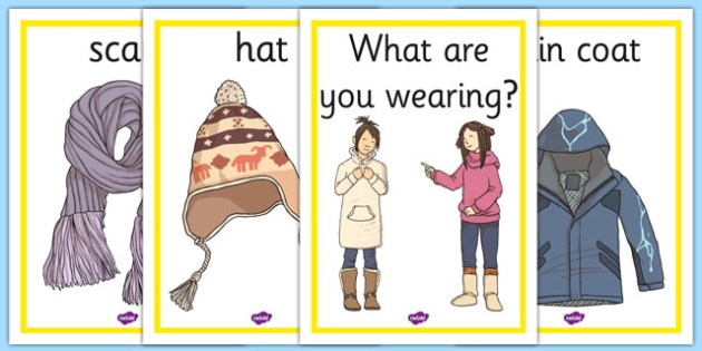 Clothes 2 Display Posters (teacher made)