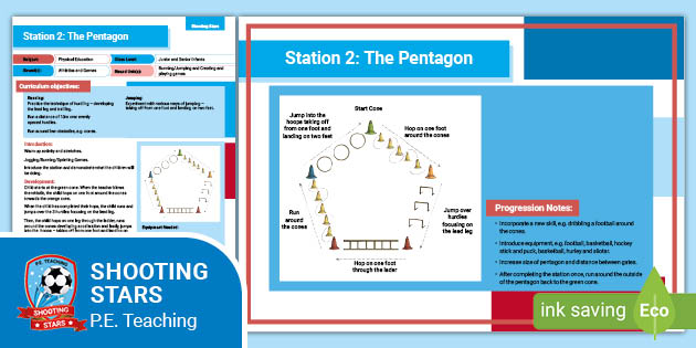 FREE! - PE Station 2 5th/6th Class (Teacher-Made)