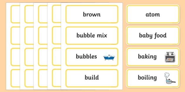 All Mixed Up Word Wall Display Cards
