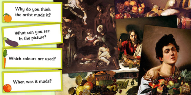 Caravaggio Photopack and Prompt Questions (teacher made)