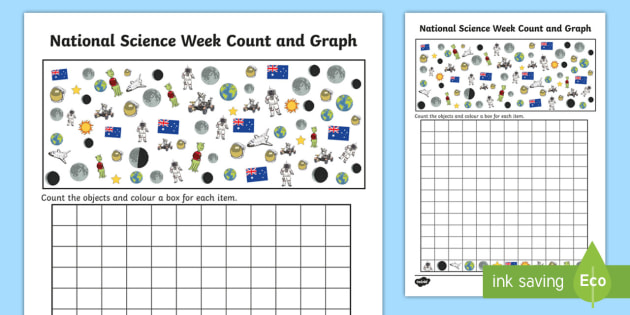 FREE! - National Science Week 2019 Count and Graph Worksheet