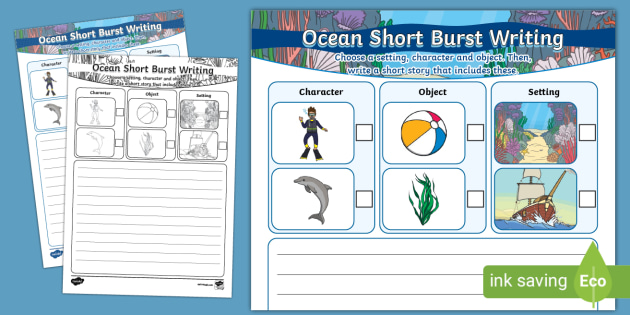 Ocean Writing Templates | twinkl.com.au