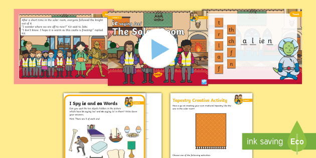 ‘ie’ saying /ee/ Lesson Pack - Level 5 Week 21 Lesson 3