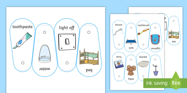 Bed Time Communication Fan (teacher made)