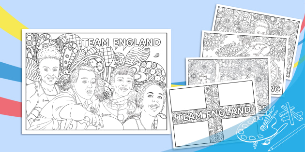 2022 Support Team England Mindfulness Colouring Pages