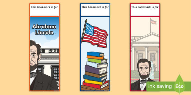 Abraham Lincoln Bookmarks