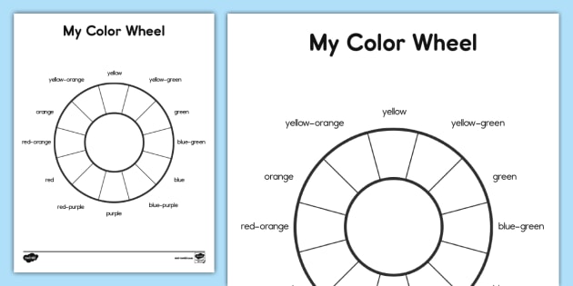 coloring sheets for primary colors