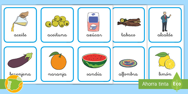 Tarjetas de vocabulario: Palabras que proceden del árabe