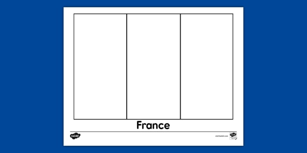 coloring pages france flag