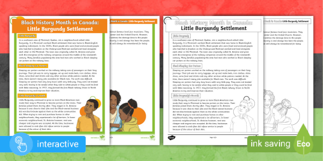 Black History Month Canada • Twinkl.co.uk