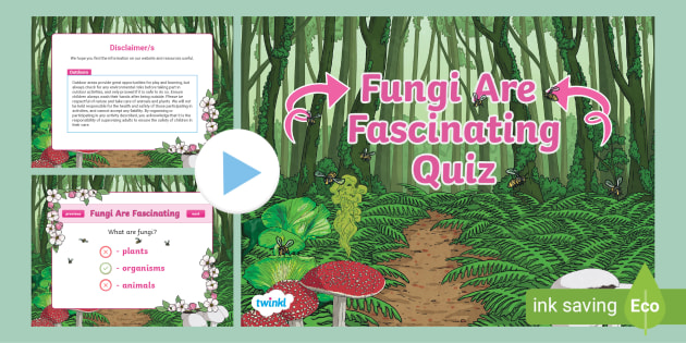 Fungi Quiz for Kids - Fun PowerPoint Game - Twinkl