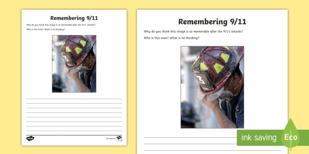 FREE! - Remembering 9/11 Writing Activity (teacher made)