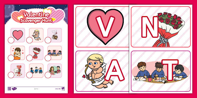 Valentine's Day Scavenger Hunts | twinkl.com.au