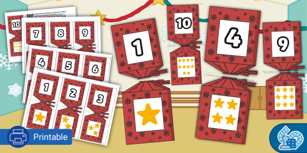 Christmas Number Matchings | twinkl.com.au
