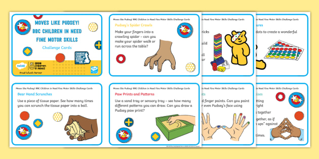 BBC Children in Need 2018, Primary resources, children, charity, help