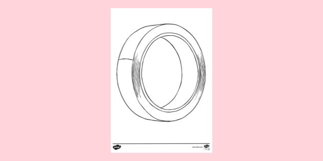 Masking Tape Colouring Sheet | Colouring Sheets