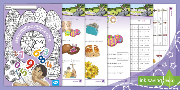 KS2 Easter-Themed Activity Booklet (ages 7 - 9)