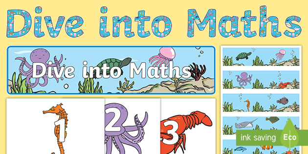 👉 Dive into Maths Display Pack (teacher made)