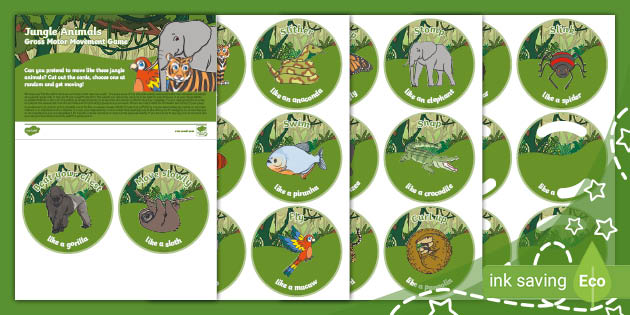 Jungle Action Cards