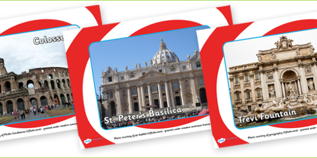 Rome Tourist Attraction Posters-rome, tourist attraction, posters, role ...