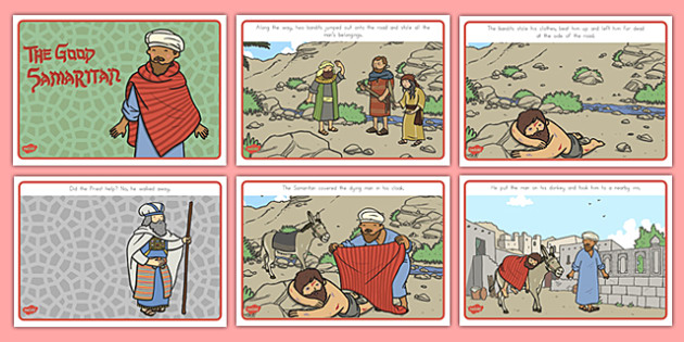 The Parable Of The Good Samaritan Bible Story Sequencing Activities The Parable Of The Good Samaritan Bible Story Sequencing Activities