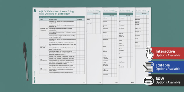 GCSE Science Checklists | twinkl.co.uk