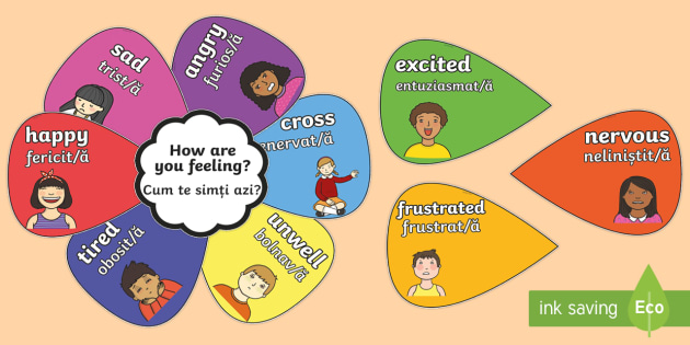 Feelings Flower English/Romanian - Feelings Flower