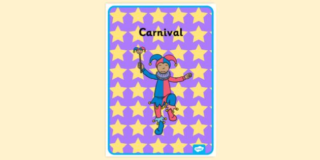 FREE! - Carnival Poster to Print | Display Poster | Primary Resource