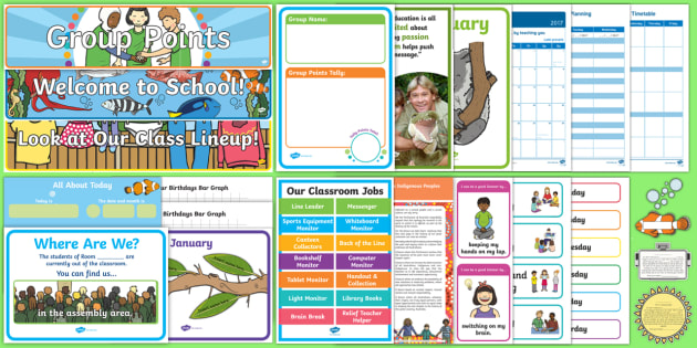 Back to School Classroom Set-Up Display Pack - End of Year/Back to School