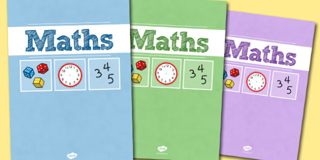 A4 Maths Divider Covers- maths, maths divider covers, divider covers, maths