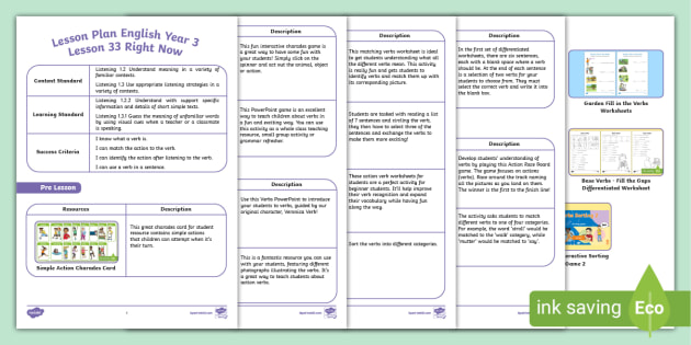 KSSR English Lesson Plan - RPH Bahasa Inggeris Tahun 3