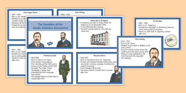 Founders of the GAA - GAA, Ireland, Irish, Croke Park, history, sport