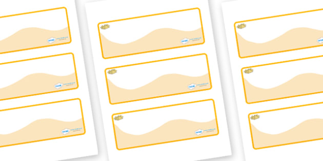 FREE! - Egypt Themed Editable Drawer-Peg-Name Labels (Colourful)