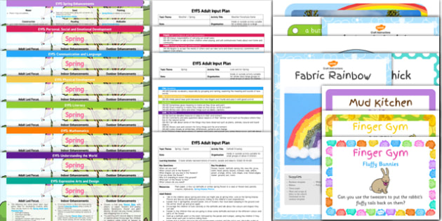 EYFS Spring Bumper Planning and Resource Pack