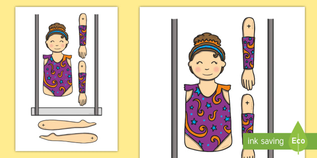 Circus Acrobat Split Pin Activity (teacher made)