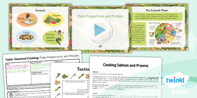 D&T: Super Seasonal Cooking: Designing a Seasonal Meal UKS2 Lesson Pack 5