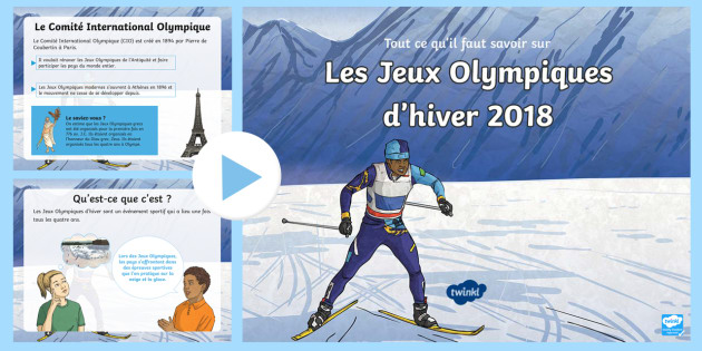 PowerPoint : Les Jeux olympiques d'hiver 2018