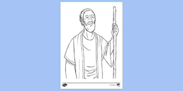 FREE! - Abraham Colouring | Colouring Sheets (teacher made)