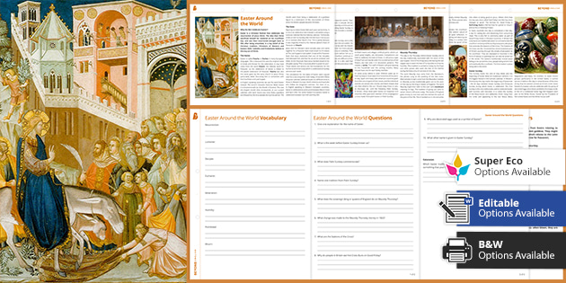 Easter Around the World Reading Comprehension | Twinkl