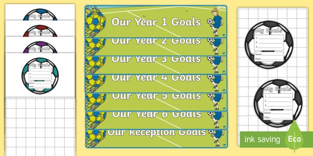 Our Class Goals Display Pack (teacher made)