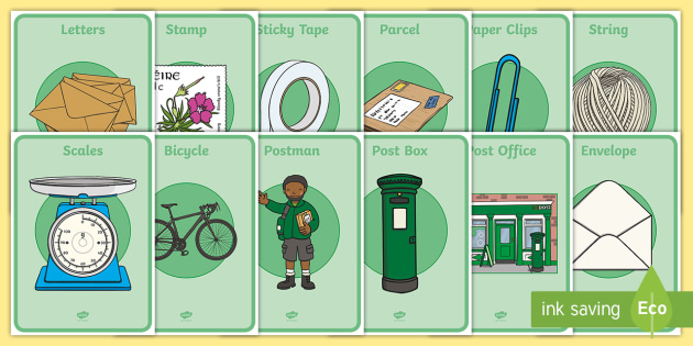 The Post Office Aistear Role-Play Display Posters