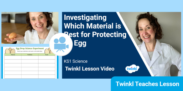 FREE! - KS1 (Ages 5-7) Science: Egg Investigation Video Lesson