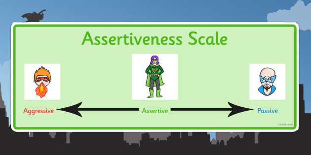 Superhero Assertiveness Scale (teacher made)