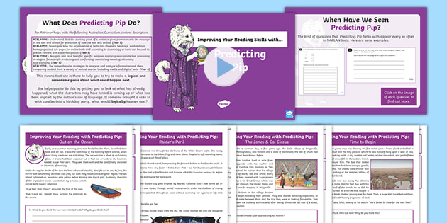 Improving Your Reading Skills with... Predicting Pip Activity Pack