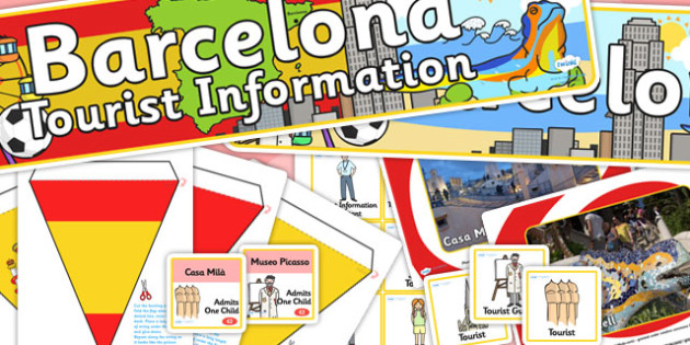 Barcelona Tourist Information Office Role Play Pack-barcelona,tourist