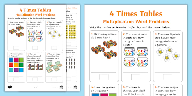 multiplication problem solving year 4