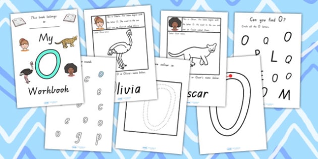 FREE! - My Workbook O Uppercase (teacher made)