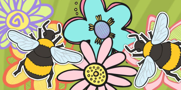 👉 A4 Bee Cut Outs (Minibeasts)