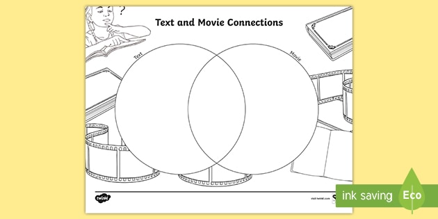 Text and Movie Connections Venn Diagram