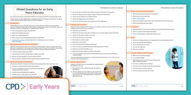 Ofsted warns of rushing early years children into advanced skills too ...